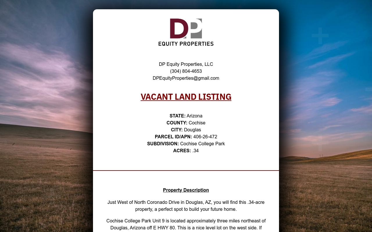 Cochise County 406-26-472